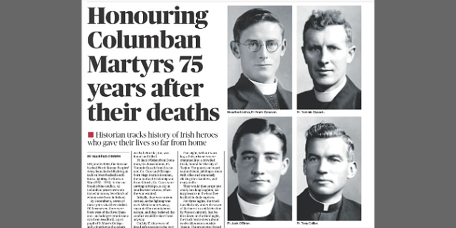 Honoring Columban Korea, Philippines Martyrs | Missionary Society of St ...